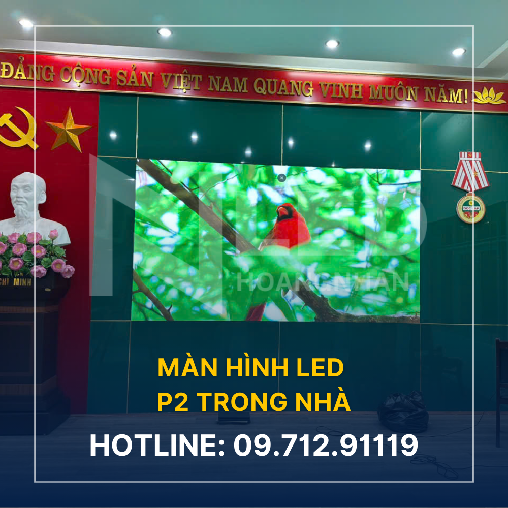 Màn Hình LED P2 Trong Nhà, Bảo Hành 12-36 Tháng